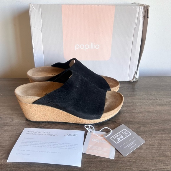 Papillio | Shoes | Papillio By Birkenstock Namica Suede Leather Womens ...